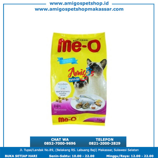 MeO Seafood 7kg Makanan Kucing | Amigos Petshop Makassar
